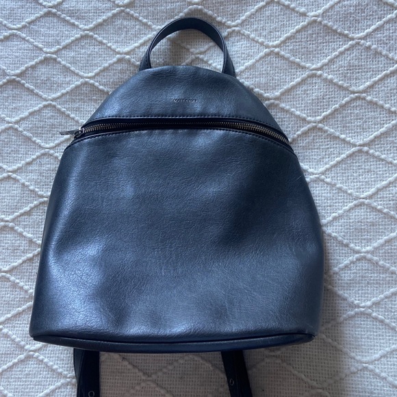 Matt & Nat | Bags | Matt Nat Black Vegan Leather Mini Backpack | Poshmark